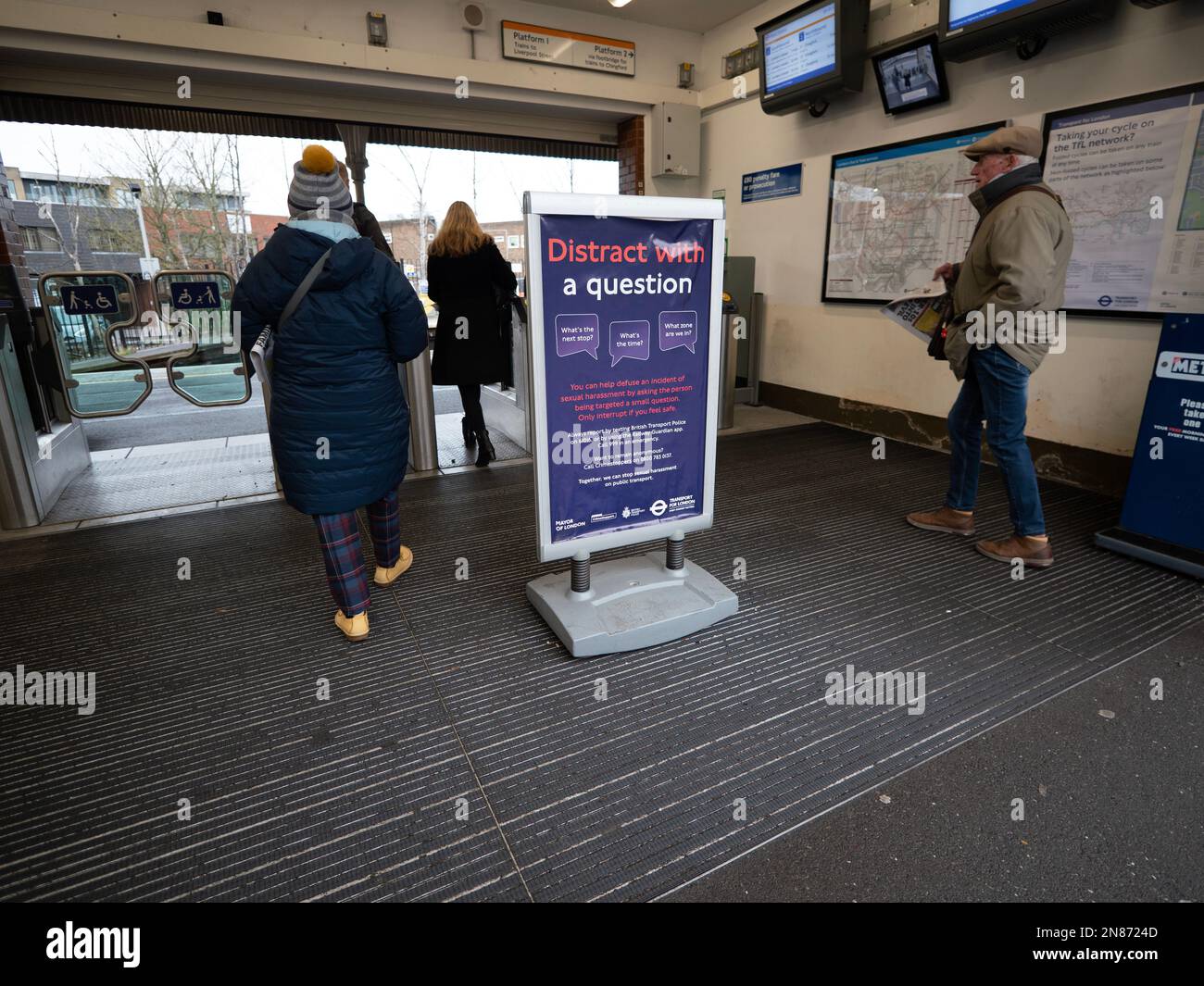 Tfl Transport For London Crimestoppers Distract With A Question