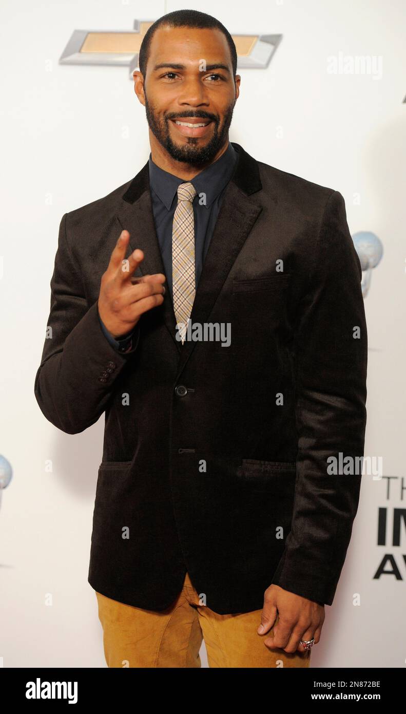 Omari Hardwick arrives at the 44th Annual NAACP Image Awards at the Shrine Auditorium in Los ...