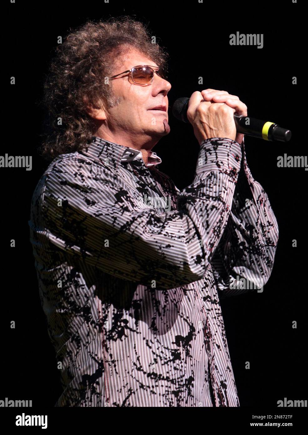 Mickey Thomas, singer for the classic-rock band Starship, performs at ...