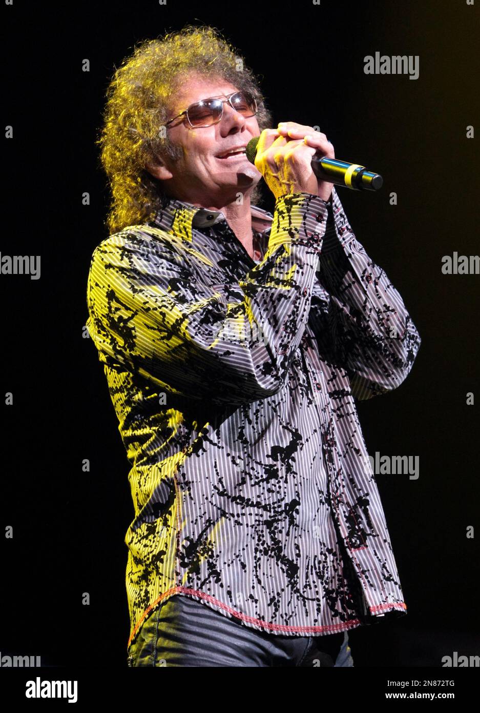 Mickey Thomas, singer for the classic-rock band Starship, performs at ...
