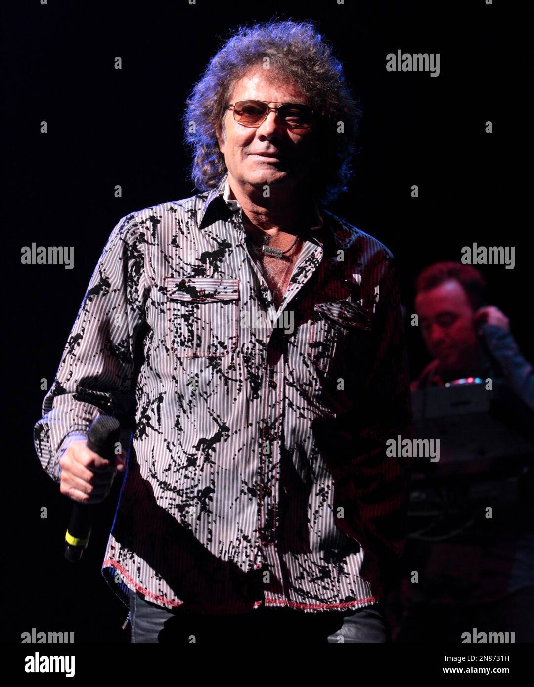 Mickey Thomas, singer for the classic-rock band Starship, performs at ...