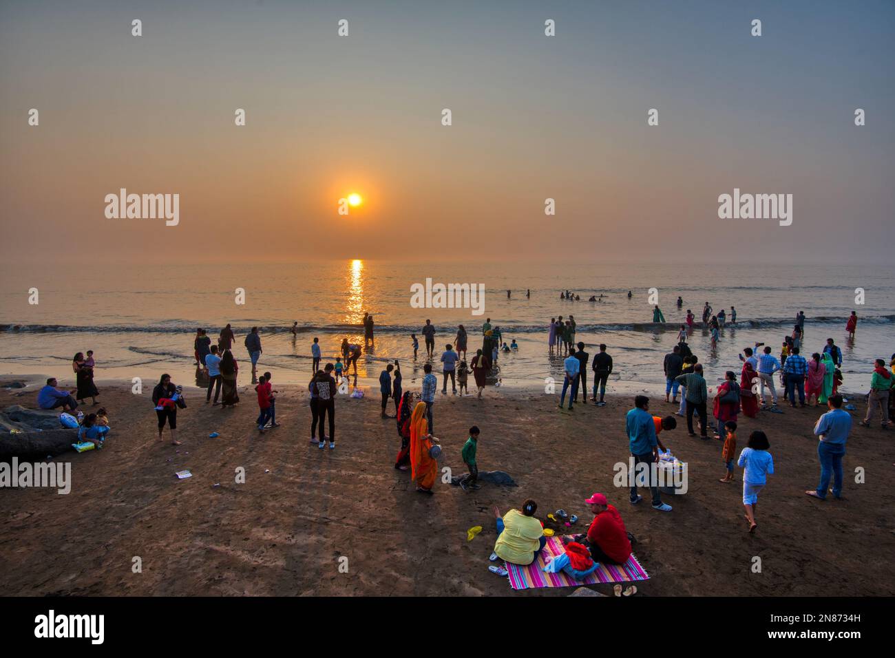 Tithal beach hi-res stock photography and images - Alamy