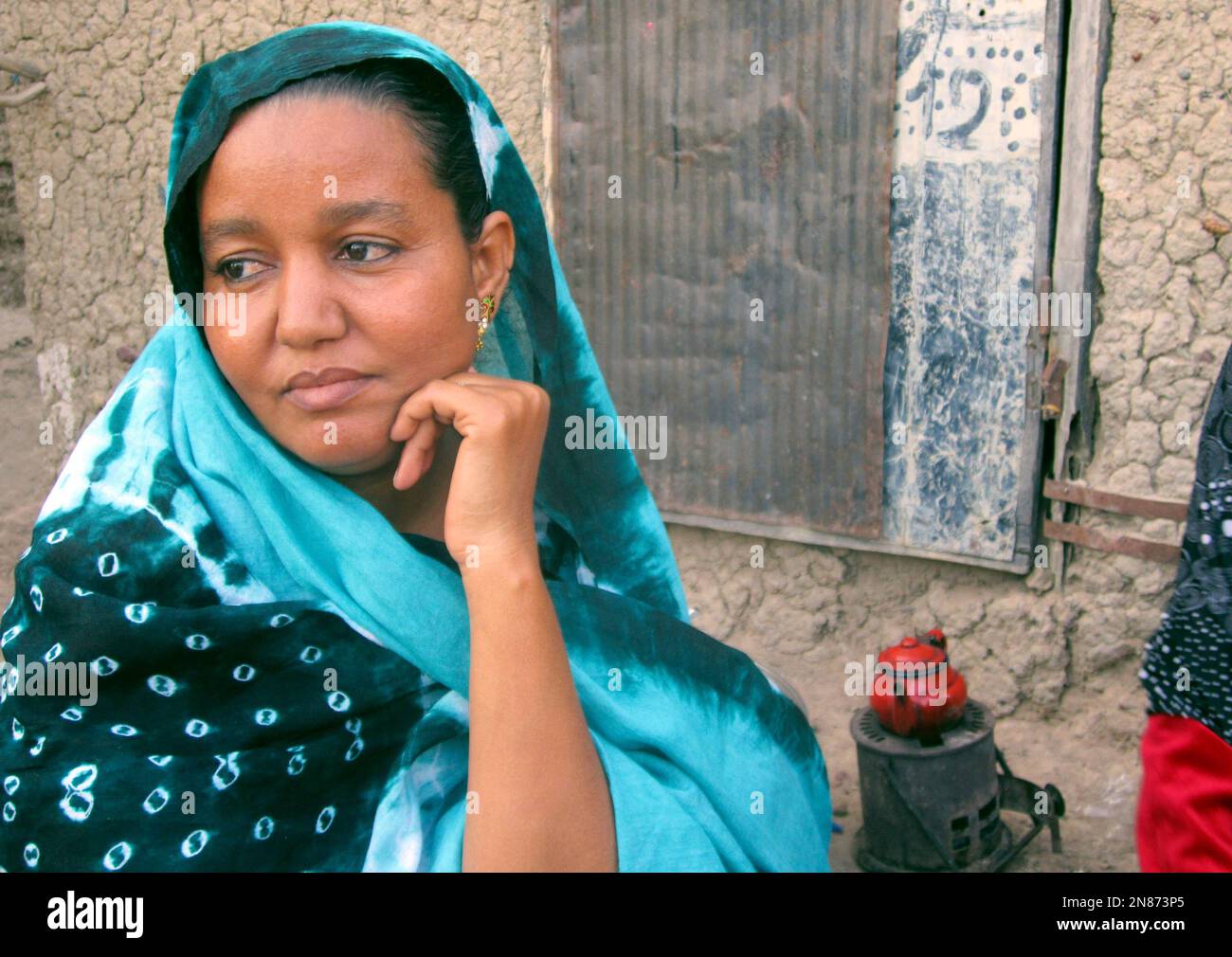 In this photo taken Saturday Jan. 26, 2013 Bawba Mint Baba Ahmed is ...