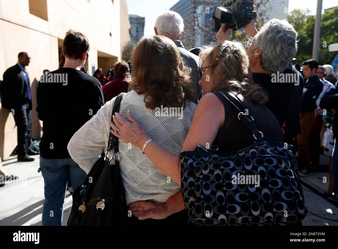 File-This Jan. 22, 2013 file photo alleged clergy abuse victims Mary ...