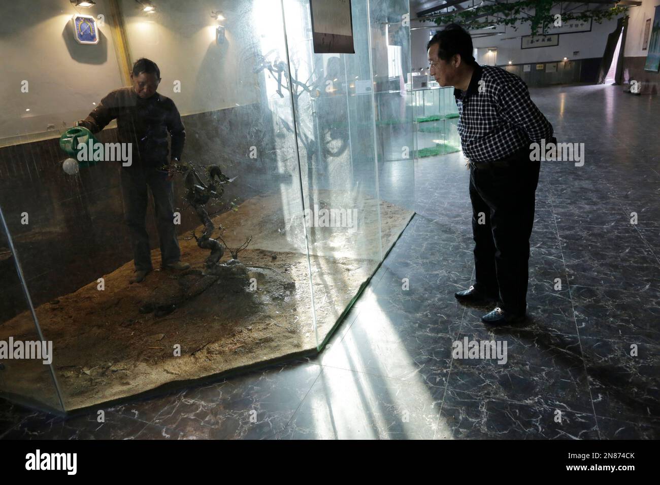 In this Jan. 28, 2013 photo, Yang Hongchang, head of a snake breeding ...