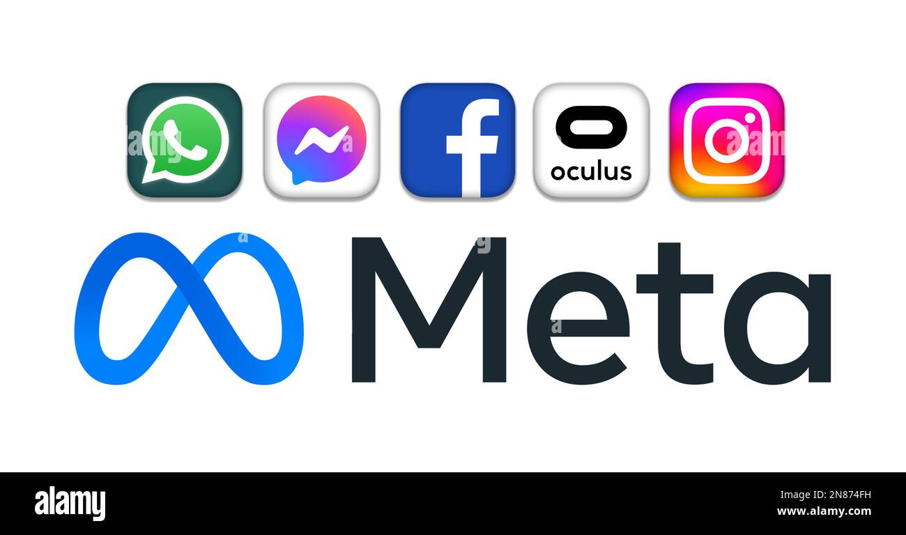 Products of Meta Platforms Stock Photo - Alamy Products of Meta Platforms Stock Photo - Alamy