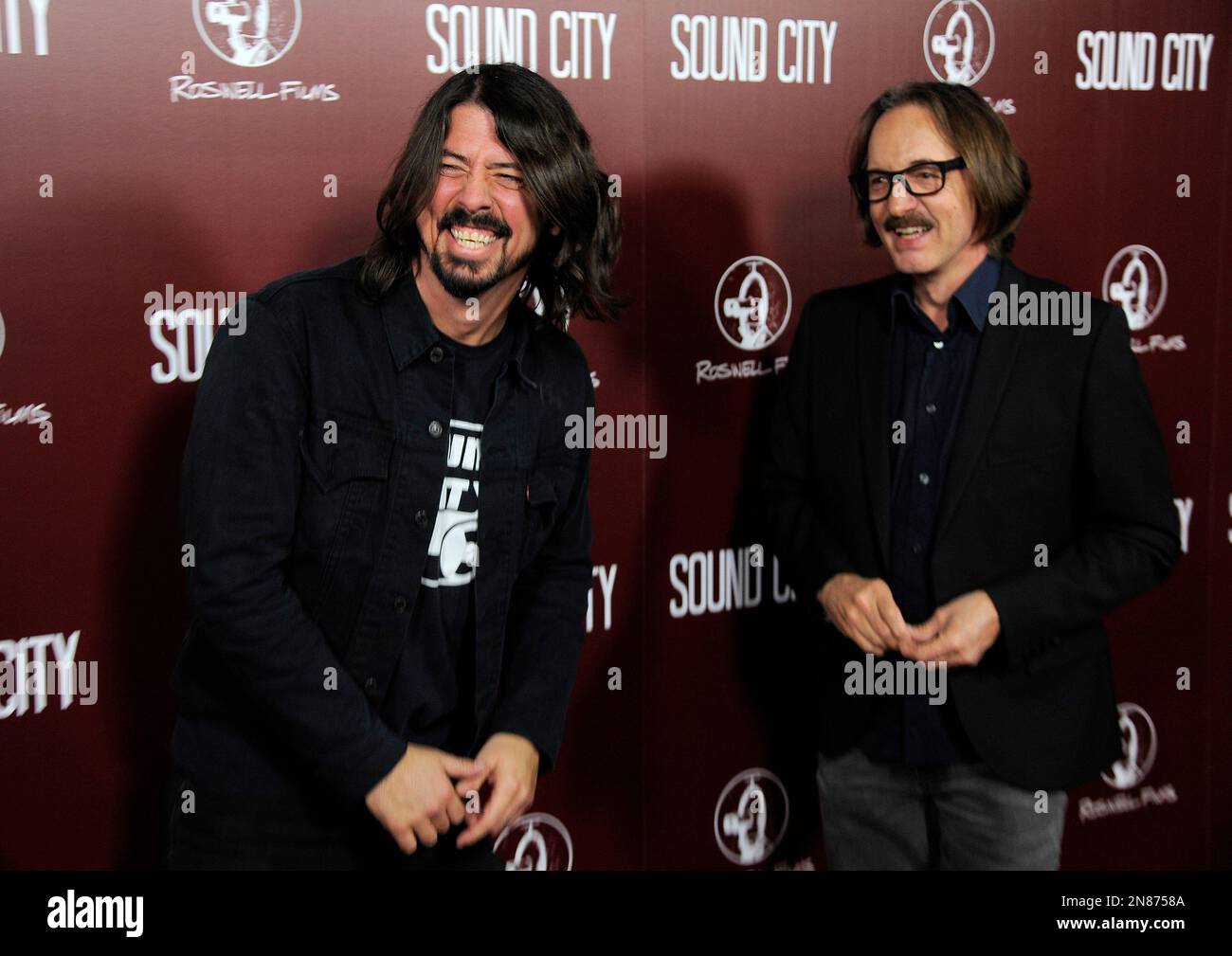 Dave Grohl, left, a former member of Nirvana and director of the ...