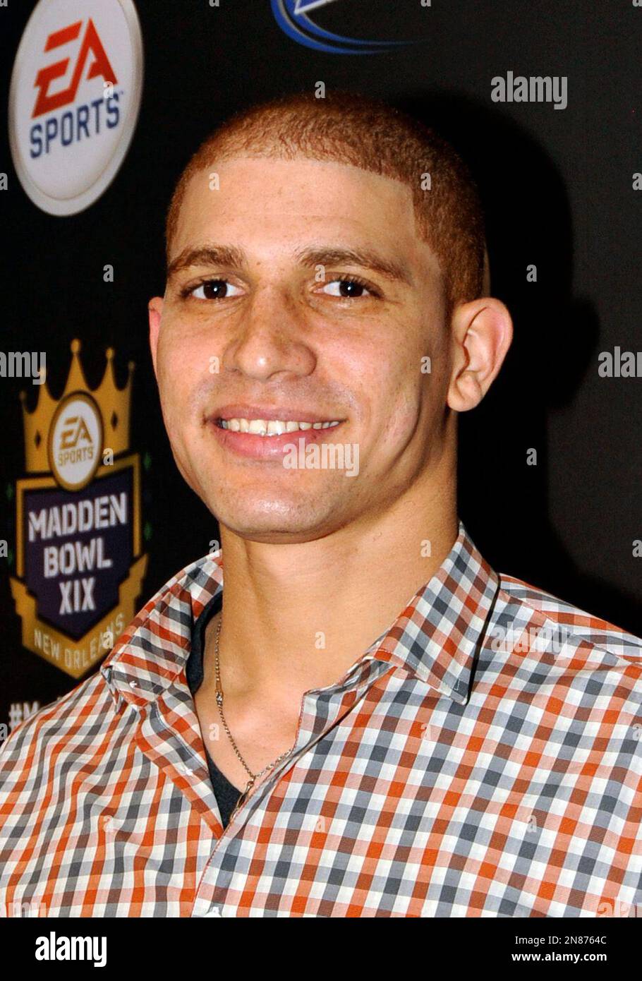 New Orleans Saints' Jimmy Graham arrives at the EA SPORTS Madden Bowl ...