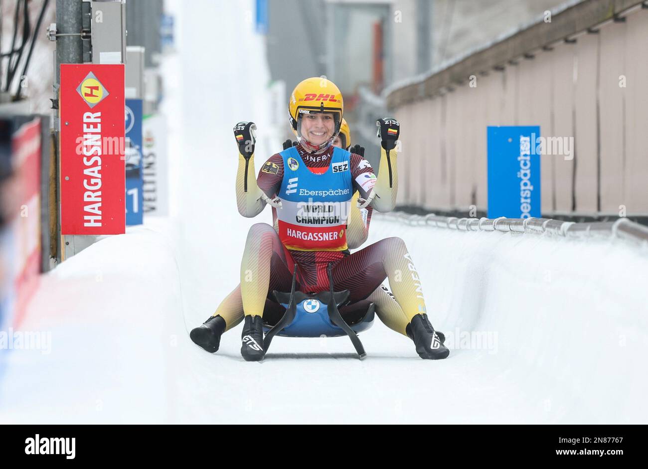 Winterberg, Germany. 11th Feb, 2023. Luge: World Cup, doubles, women ...