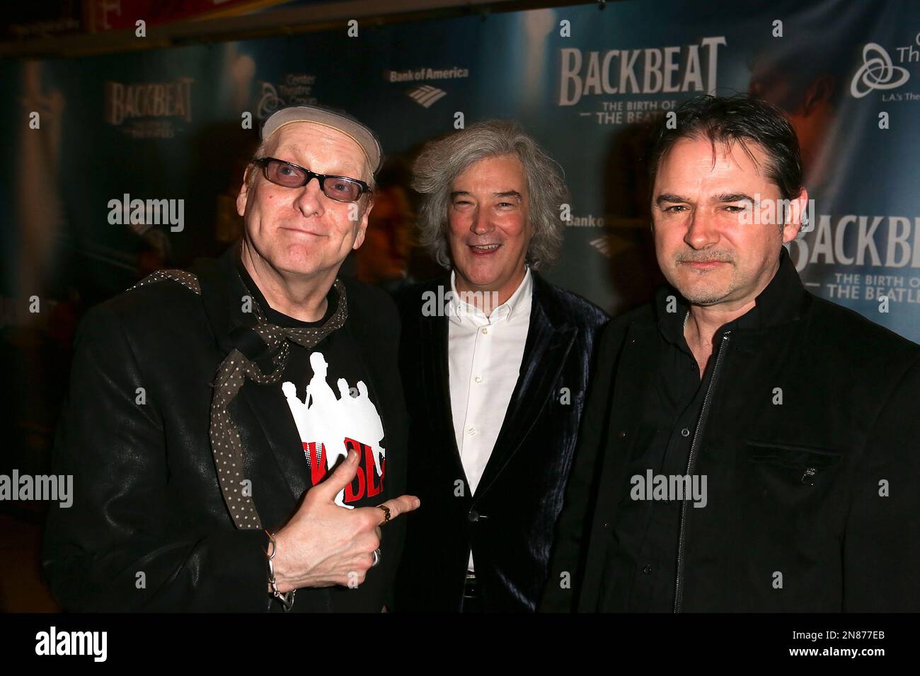 From left, musician Rick Neilsen of Cheap Trick, "Backbeat" Producer ...