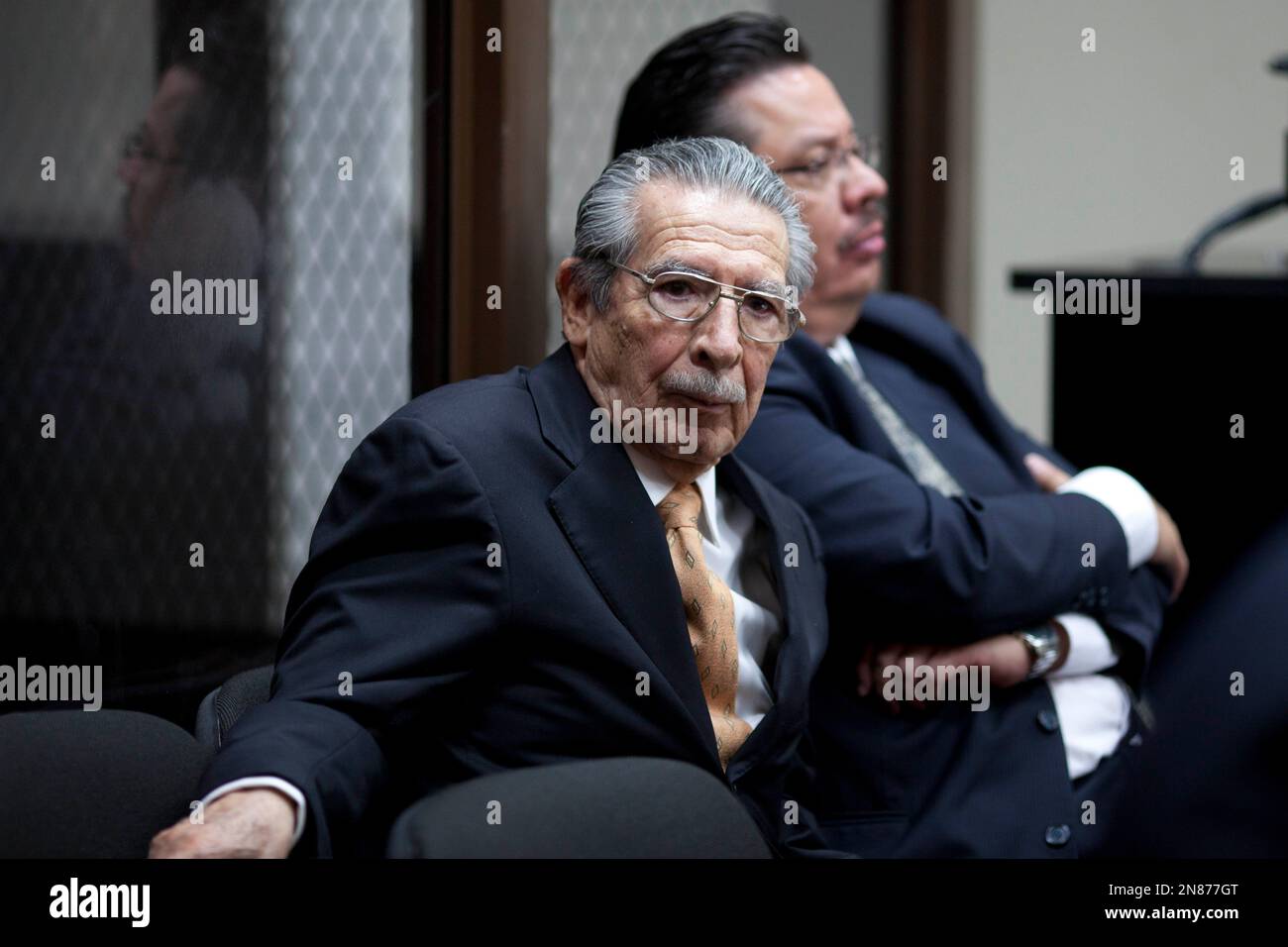 Guatemala's former dictator Jose Efrain Rios Montt (1982-1983) is ...