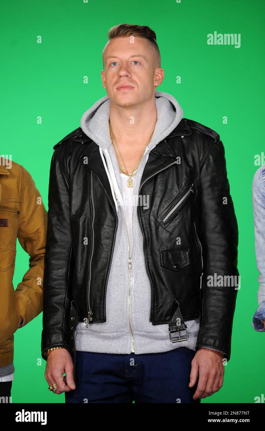 Musician Ben Haggerty, better known by his stage name Macklemore appears during a taping of MTV ...