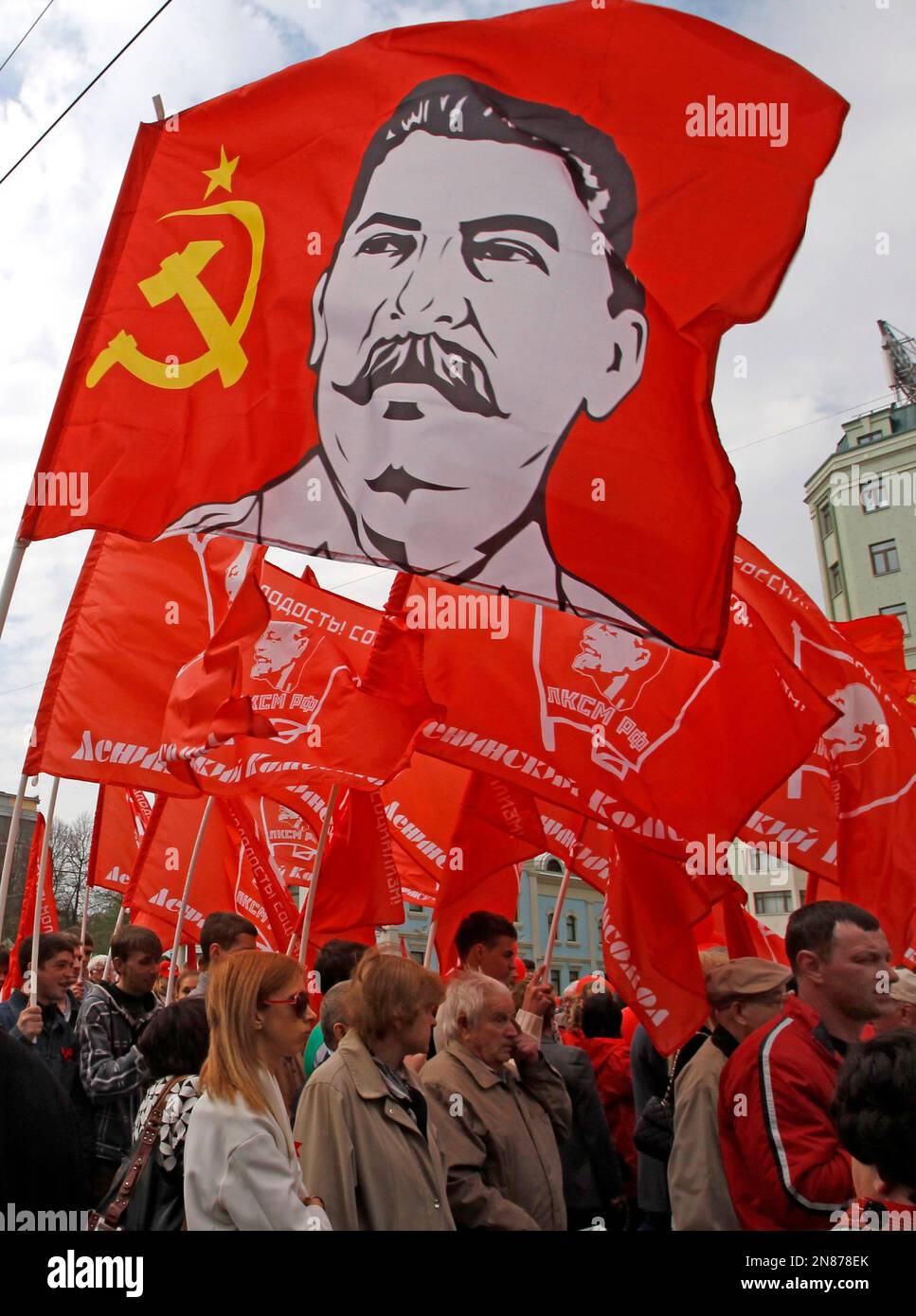 FILE - In this May 1, 2012 file photo, Communist Party supporters march ...