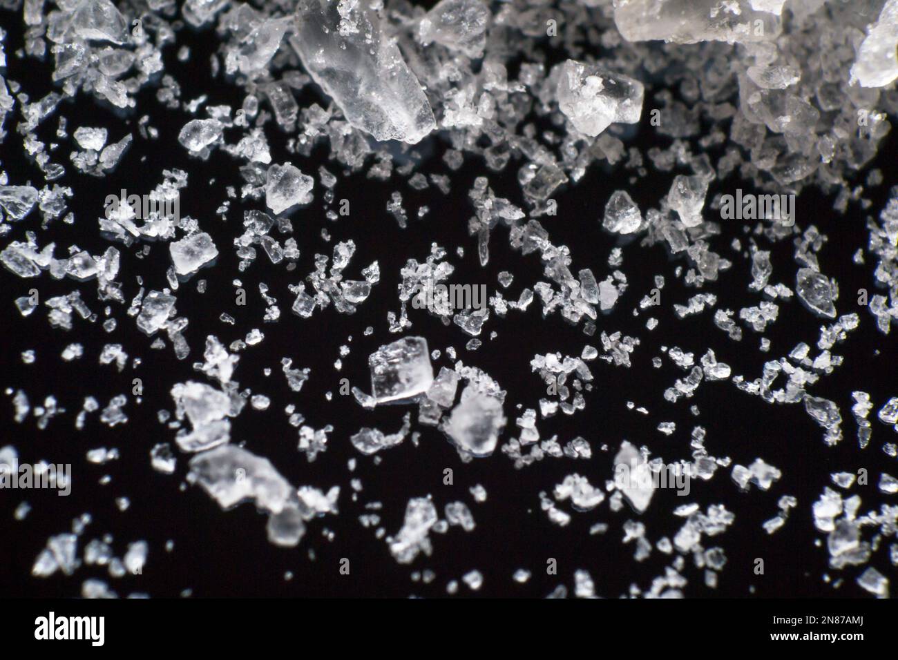 macro photo of salt crystal Stock Photo - Alamy