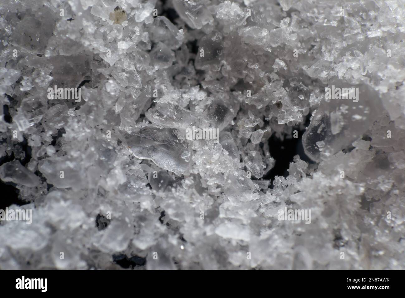 macro photo of salt crystal Stock Photo - Alamy