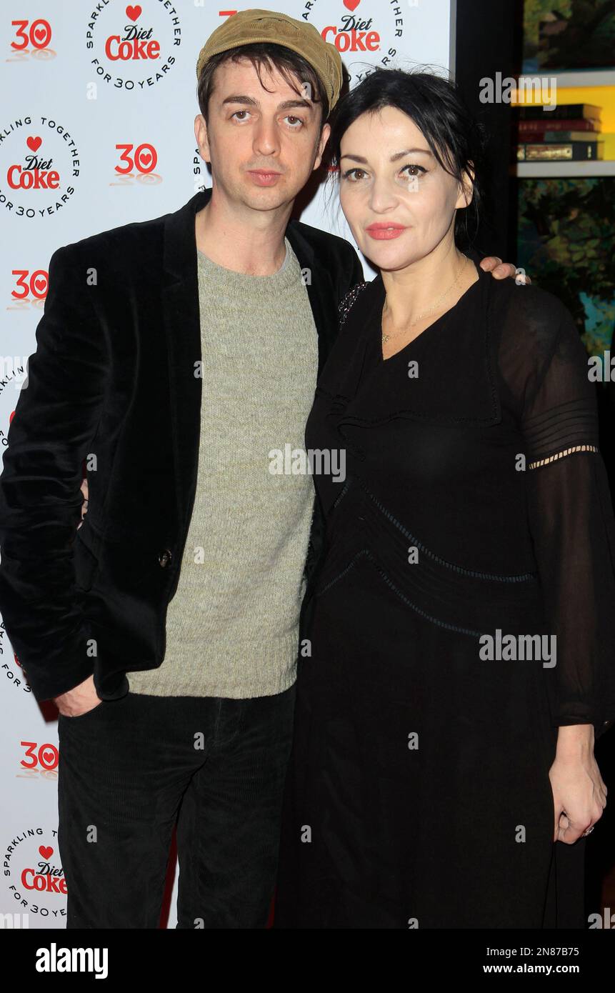 Pearl Lowe and husband Danny Goffey arrive for the Diet Coke 30th ...