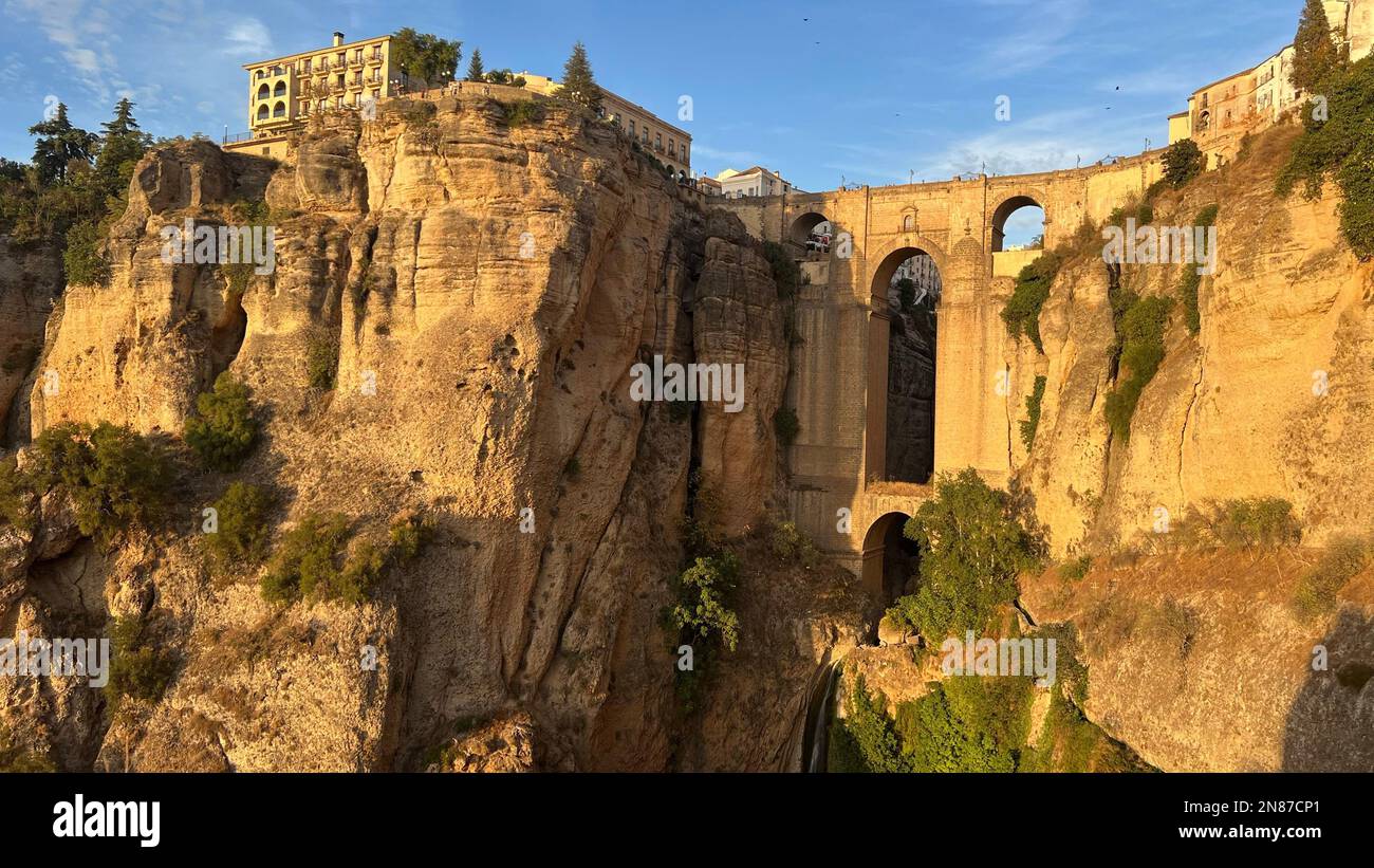 The view of Puente Nuevo bridge in Ronda, Spain Stock Photo - Alamy