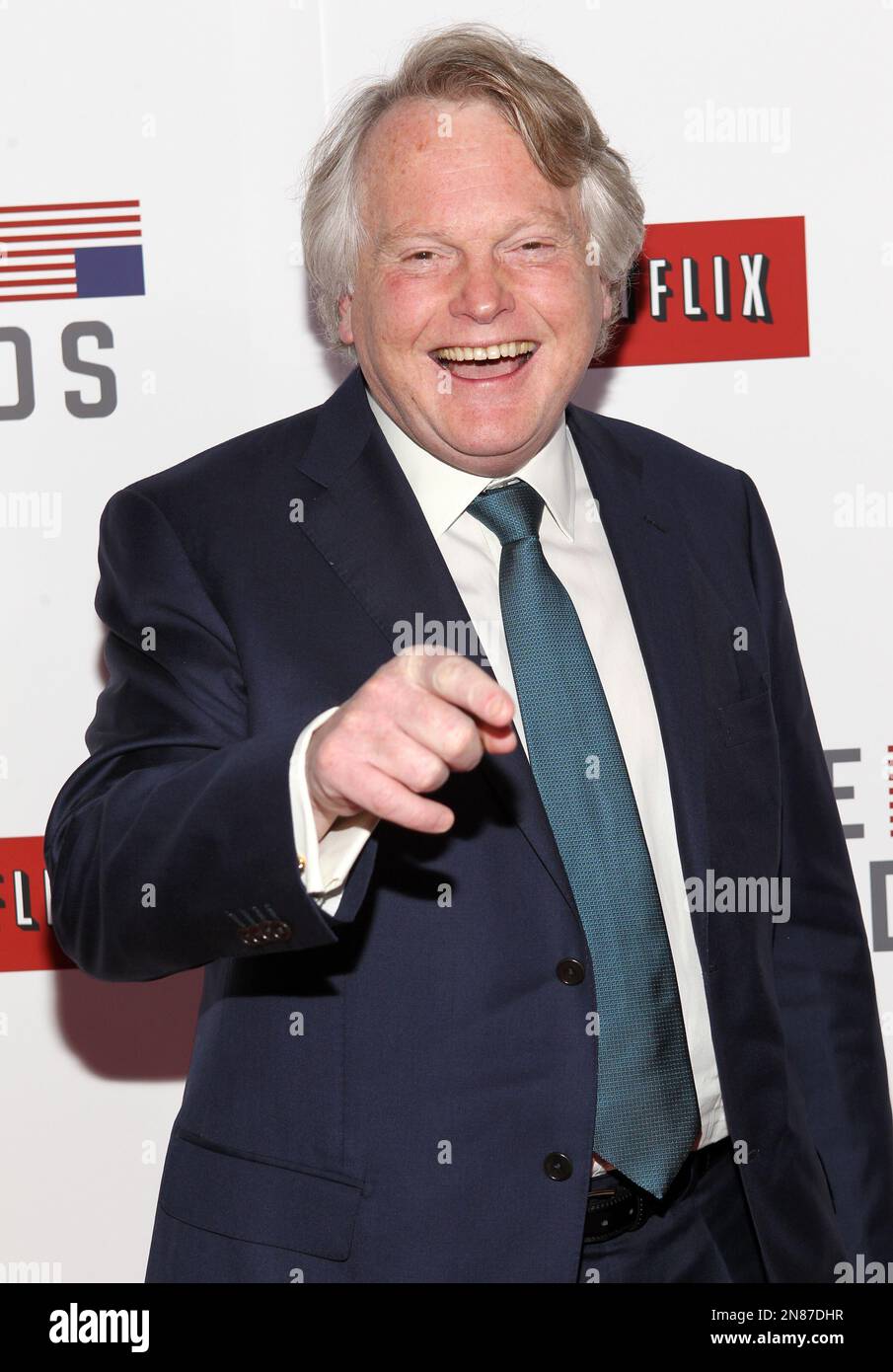 Michael Dobbs arrives at the Washington D.C. premiere of Netflix's ...