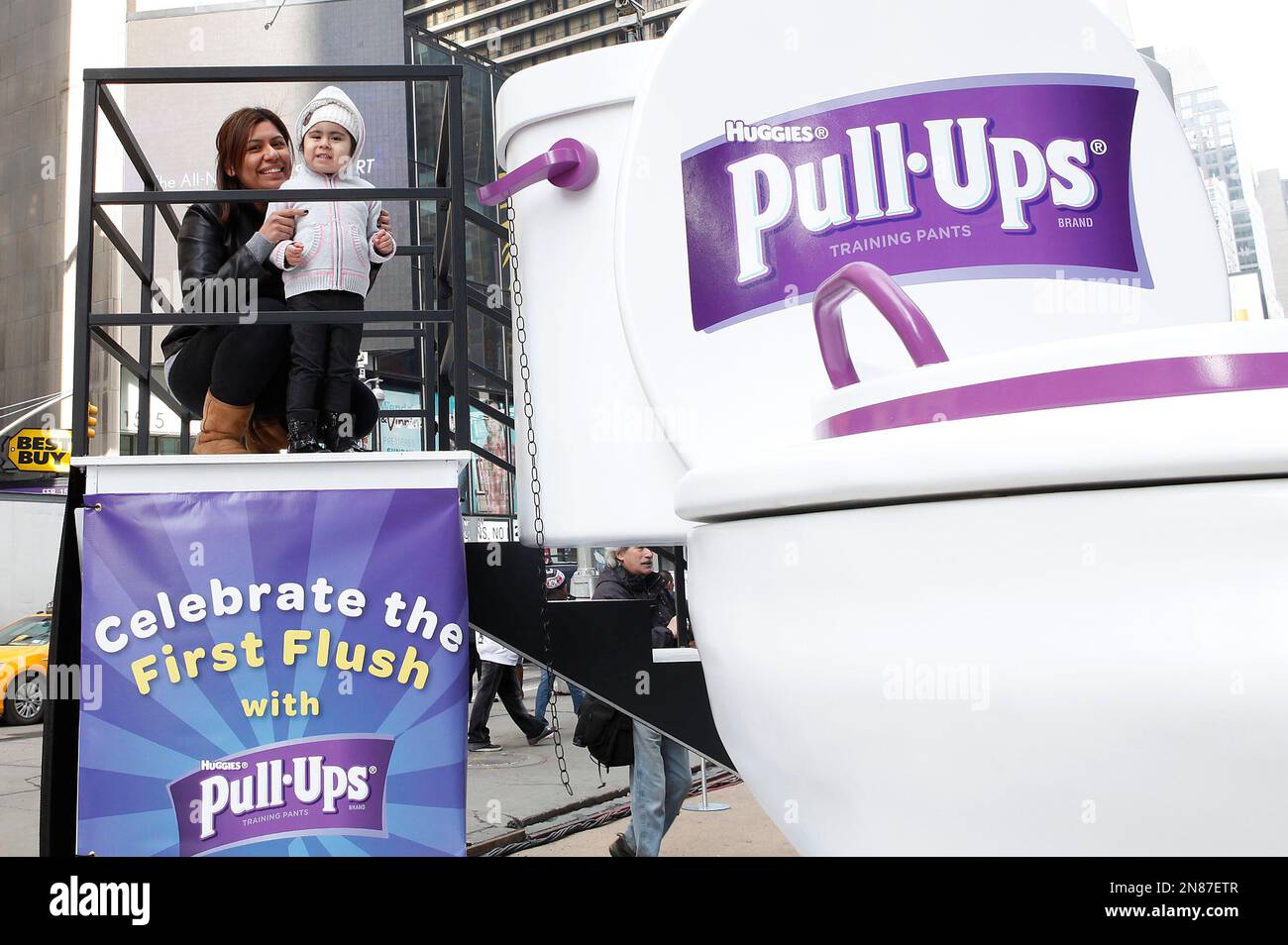 Leah Cordova and Araceli Flores celebrates Leah's First Flush of potty ...