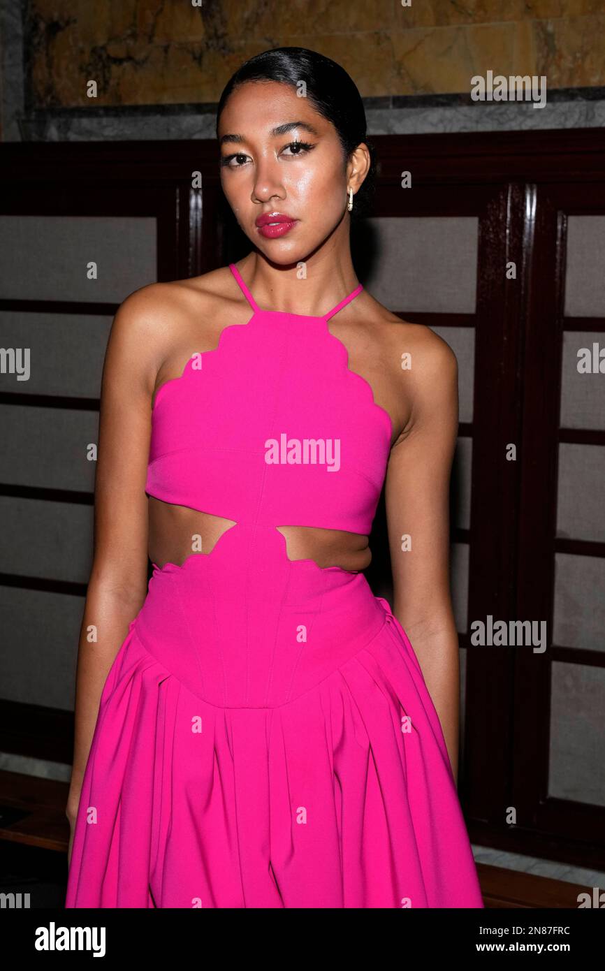 Aoki Lee Simmons Attends The Prabal Gurung Fall Winter 2023 Fashion