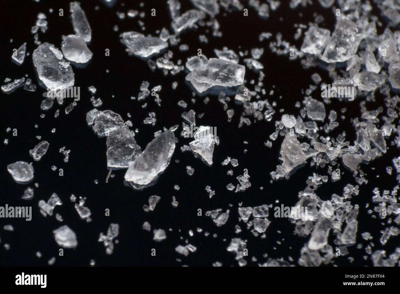 macro photo of salt crystal Stock Photo - Alamy