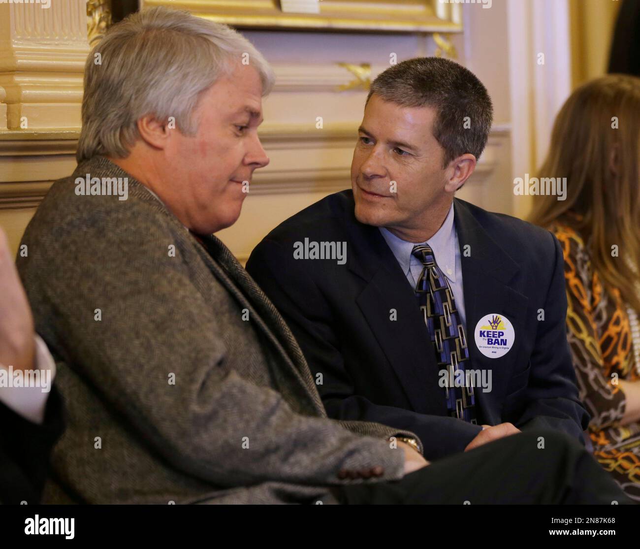Sporting a Keep the Uranium Mining Ban sticker, former NASCAR driver ...