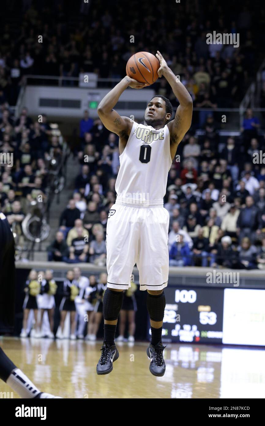 Purdue guard Terone Johnson shoots against Iowa in the second half of ...