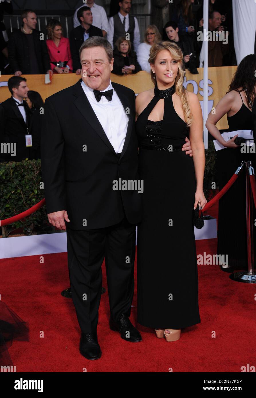 John Goodman, left, and Molly Evangeline Goodman arrive at the 19th ...