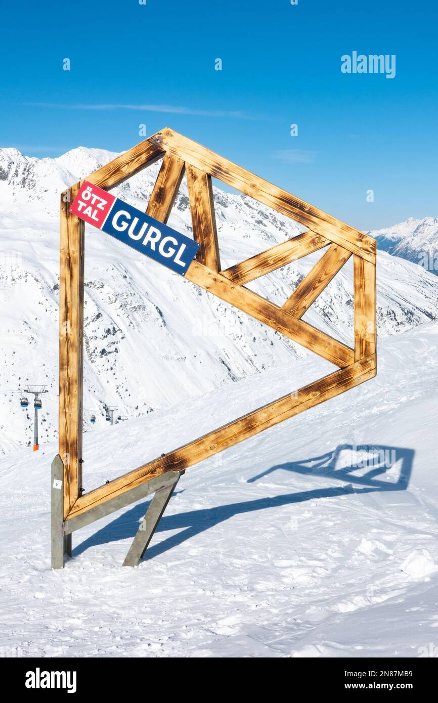 Gurgl ski resort hi-res stock photography and images - Alamy