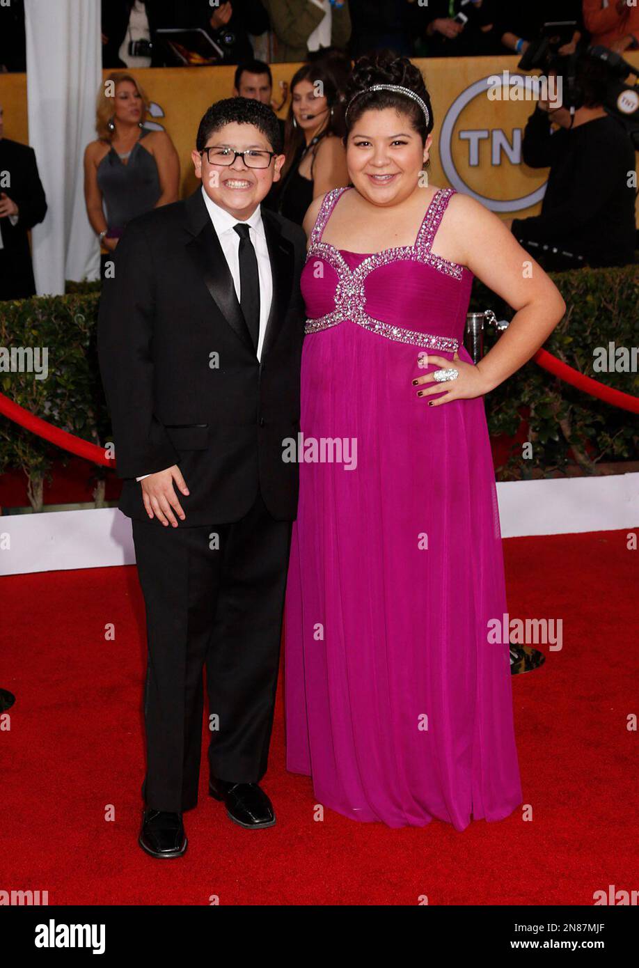 Rico Rodriguez and Raini Rodriguez arrive at the 19th Annual Screen ...