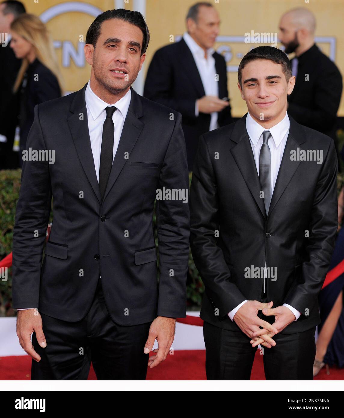 Bobby Cannavale, left, and Jake Cannavale arrive at the 19th Annual ...