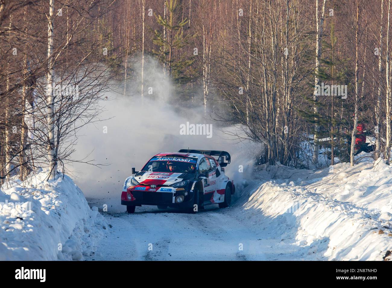 UMEÅ 20230211 Kalle Rovanperä, Finland and Jonne Halttunen, Finalnd ...