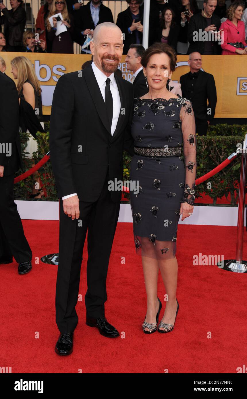 Actor Bryan Cranston, left, and Robin Dearden arrive at the 19th Annual ...