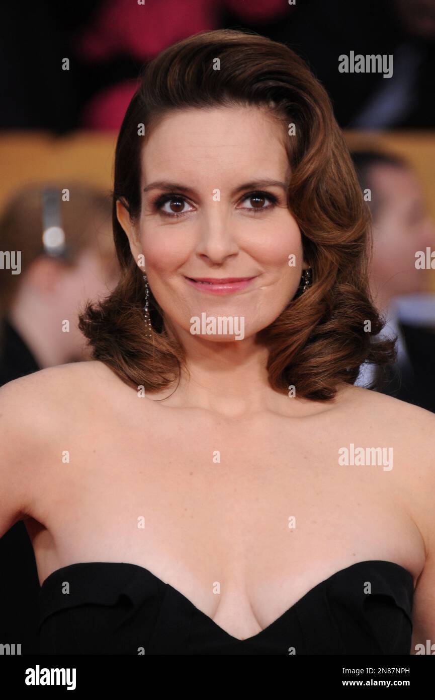 Tina Fey arrives at the 19th Annual Screen Actors Guild Awards at the Shrine Auditorium in Los ...