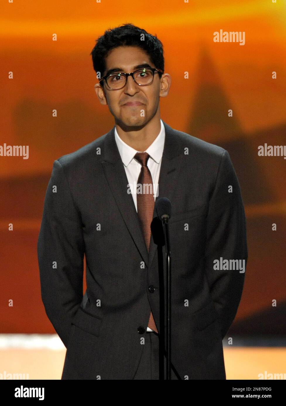 Dev Patel speaks onstage at the 19th Annual Screen Actors Guild Awards ...