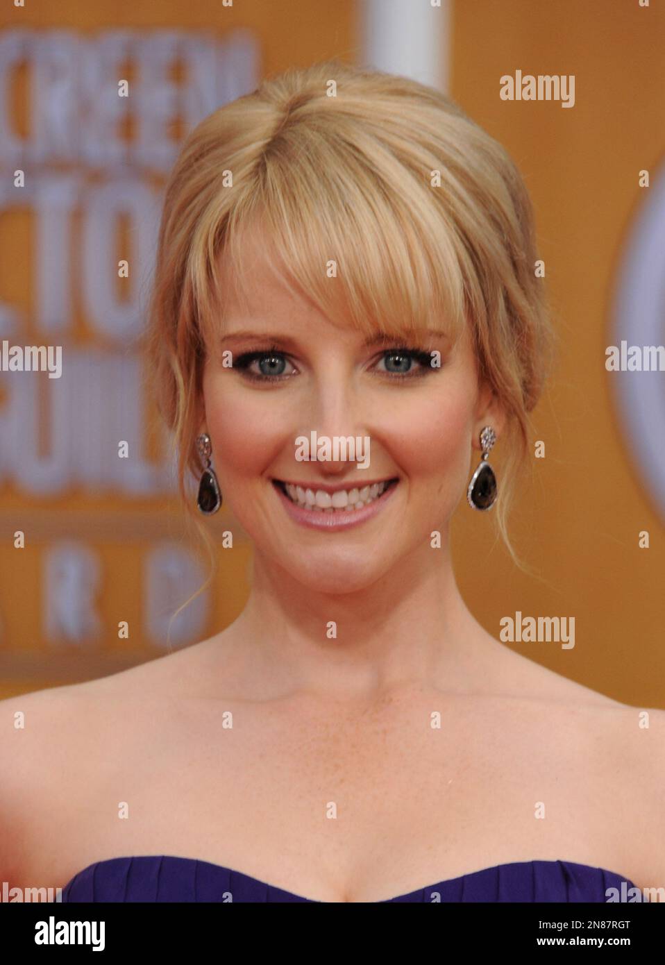 Actress Melissa Rauch arrives at the 19th Annual Screen Actors Guild ...