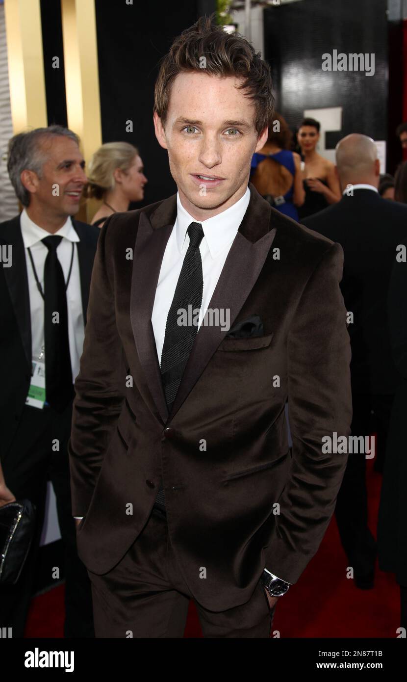 Eddie Redmayne arrives at the 19th Annual Screen Actors Guild Awards at ...