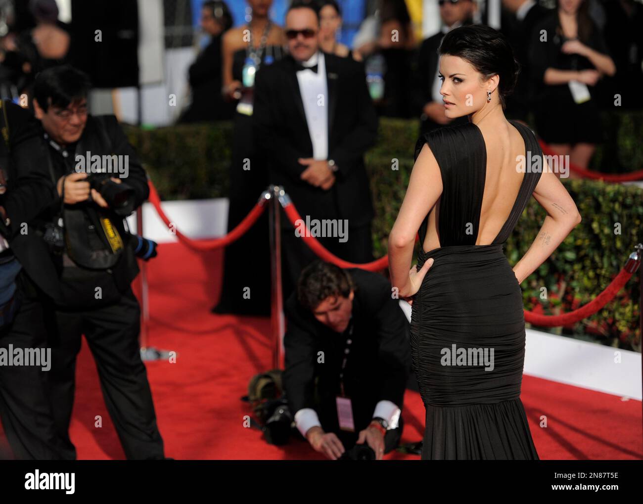 Jaimie Alexander arrives at the 19th Annual Screen Actors Guild Awards ...