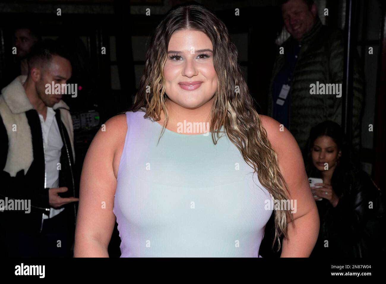 Remi Bader attends the Prabal Gurung Fall/Winter 2023 fashion show at ...