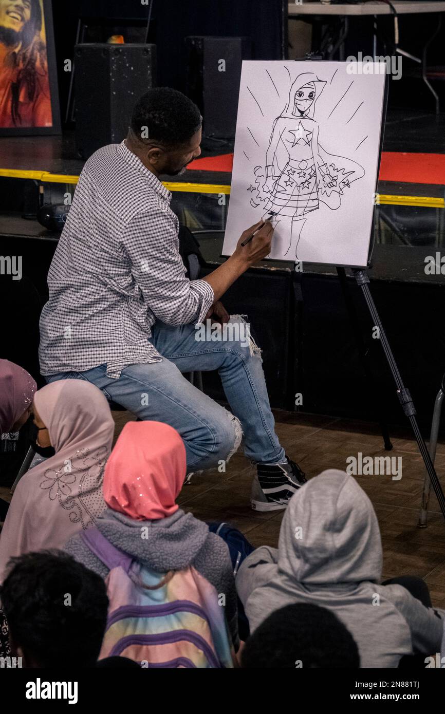 Keithan Jones of Kid Comics and creator of Black Com!x Day, gave fifth ...