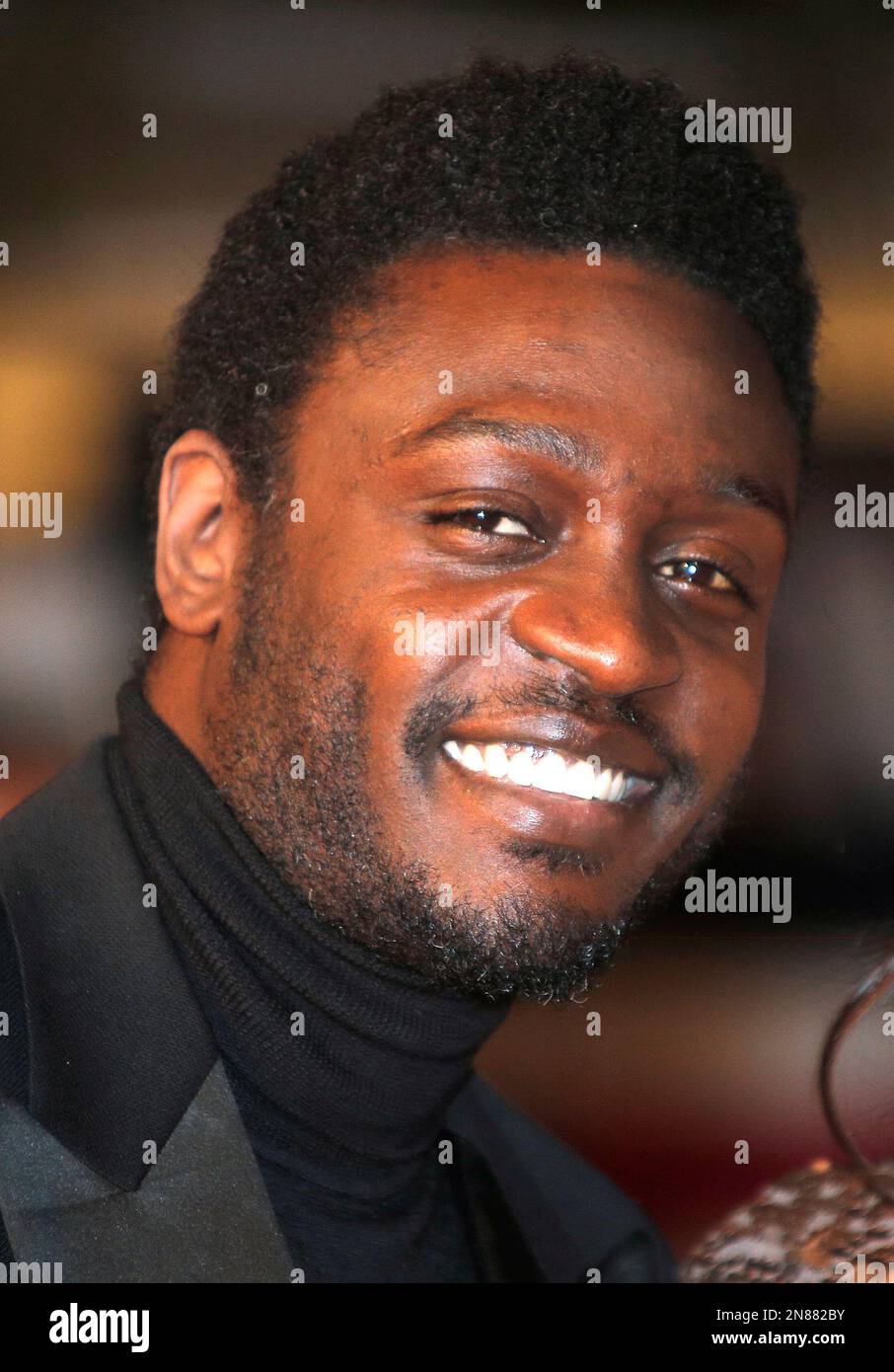 Canadian singer Corneille arrives at the Cannes festival palace, to ...