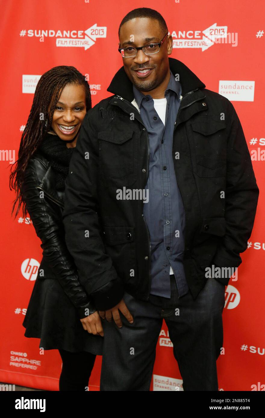 Director George Tillman Jr., right, and his wife Marcia Tillman pose at ...