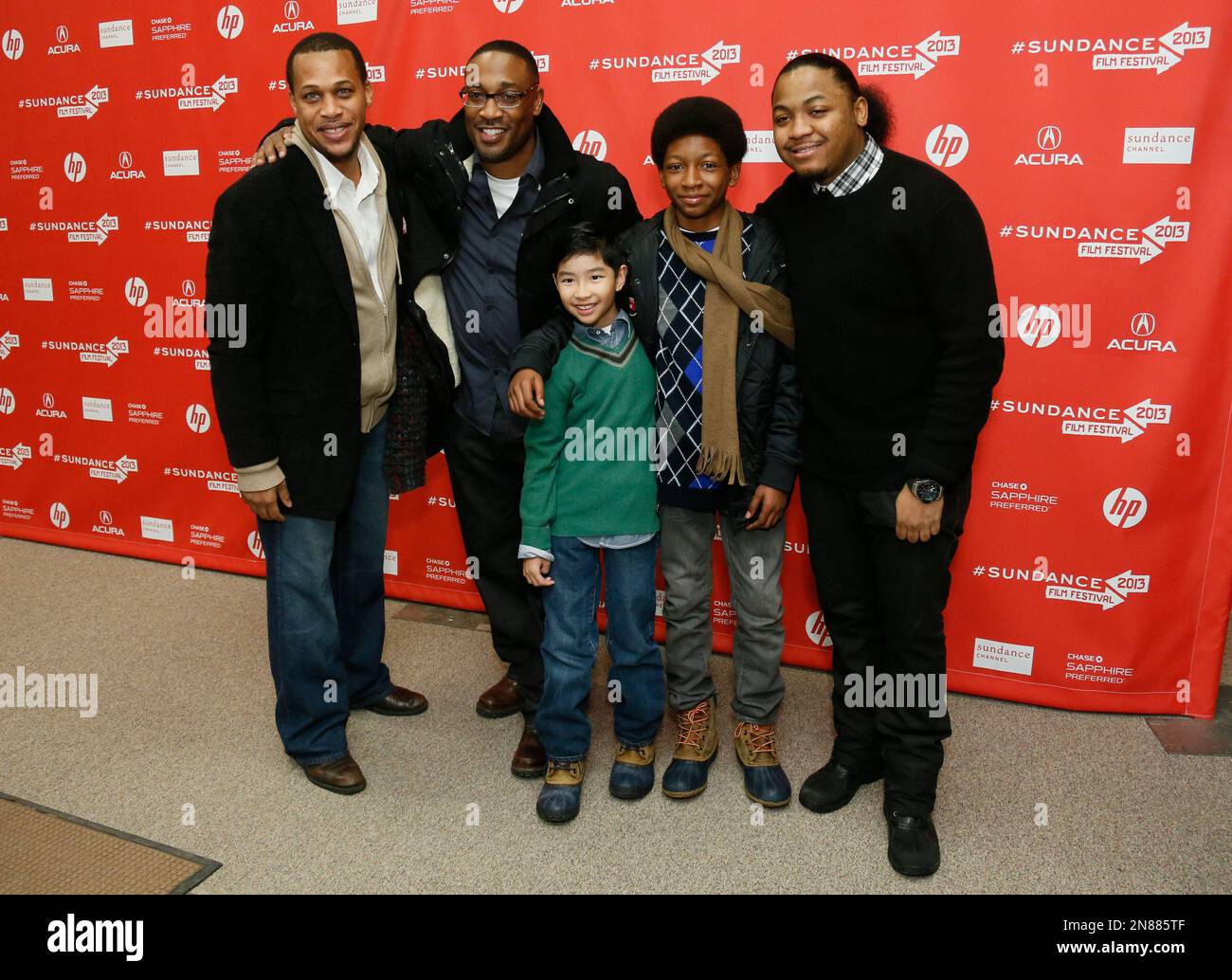 From left to right, cast member Rege Lewis, director George Tillman, Jr ...