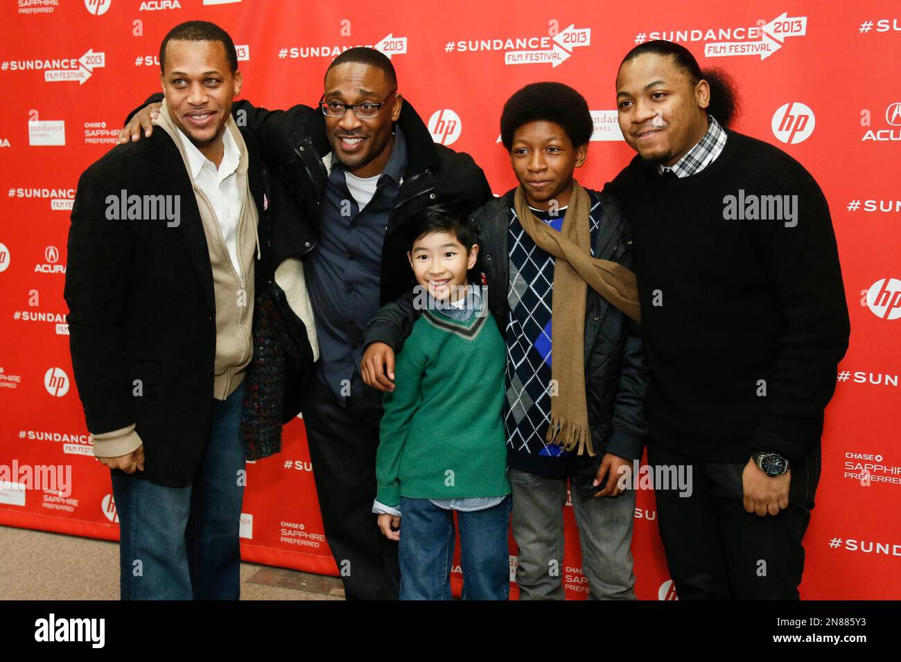 From left to right, cast member Rege Lewis, director George Tillman, Jr ...