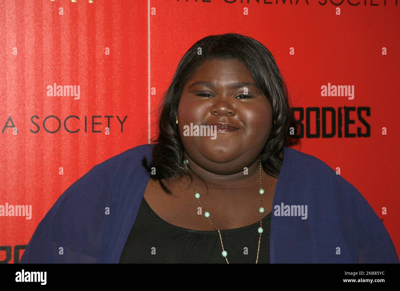 Actress Gabourey Sidibe attends the "Warm Bodies" premiere, at the ...