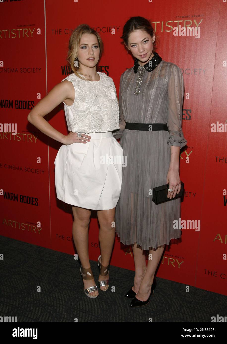 Actresses Teresa Palmer, left, and Analeigh Tipton, right, attend the ...