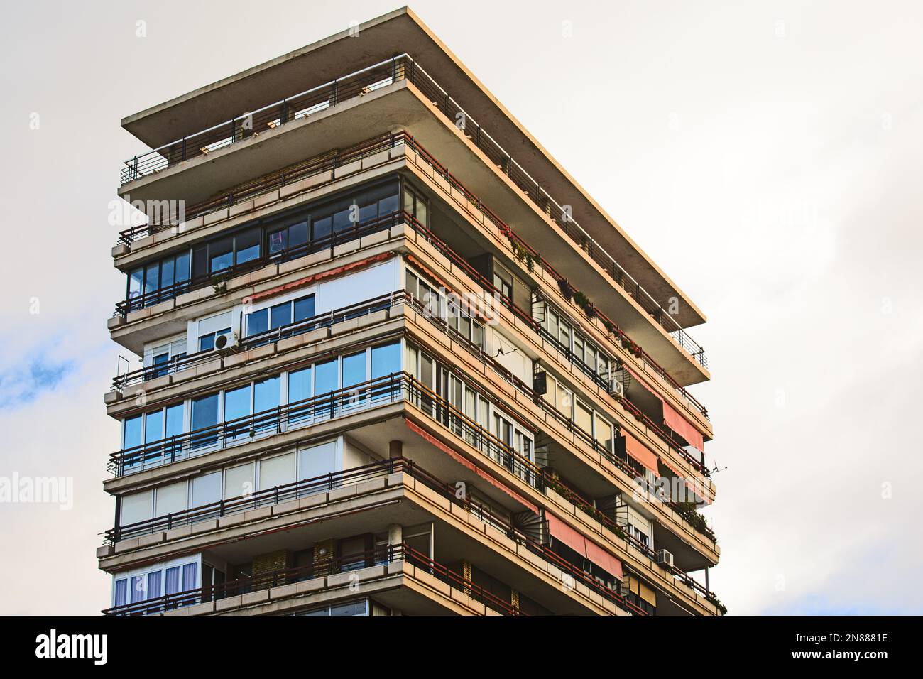 Tyba De Luxe high rise apartments. Upper floors of an unprepossessing ...