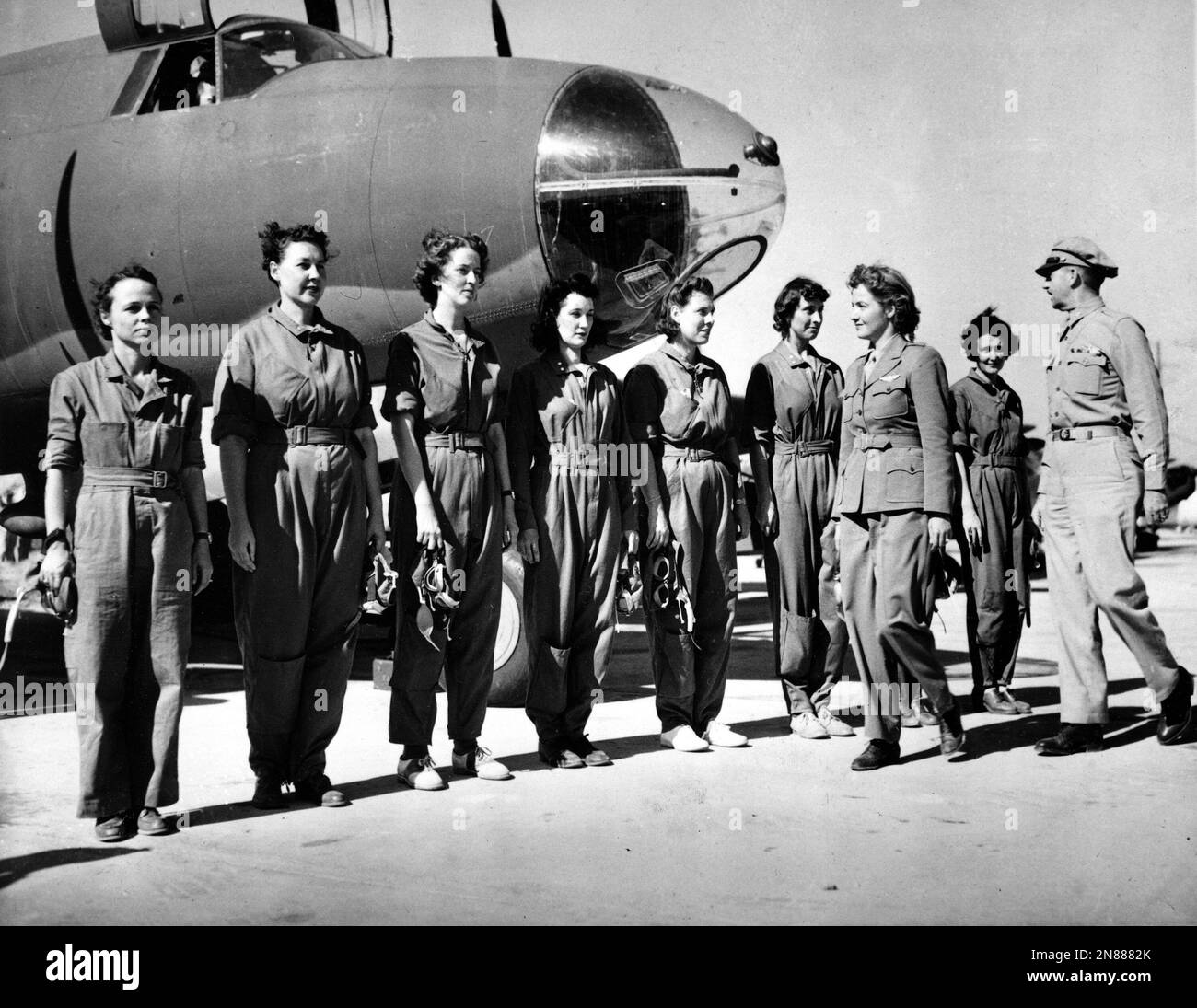 FILE - This Sept. 22, 1942 black-and-white file photo shows Aviatrix ...
