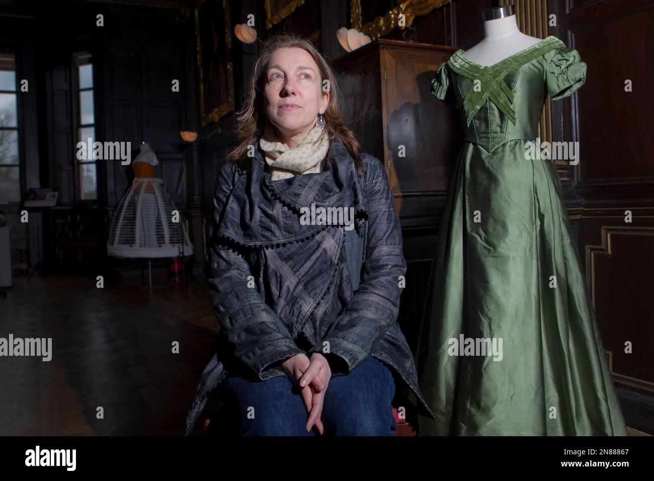 Costume designer Jacqueline Durran is photographed at Ham House in ...