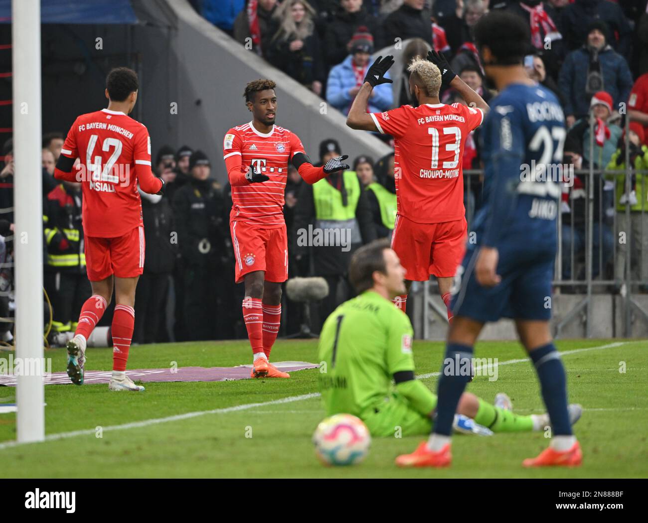 11 February 2023, Bavaria, Munich: Soccer: Bundesliga, Bayern Munich ...